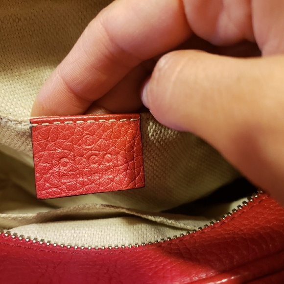 Gucci | Bags | Gucci Red Soho Camera Crossbody Bag | Poshmark